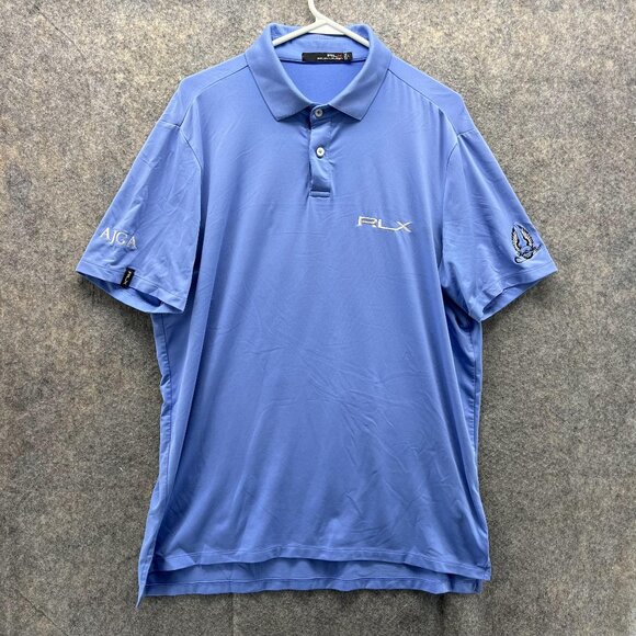 Ralph Lauren | Shirts | Ralph Lauren Rlx Polo Shirt Men Large Blue ...